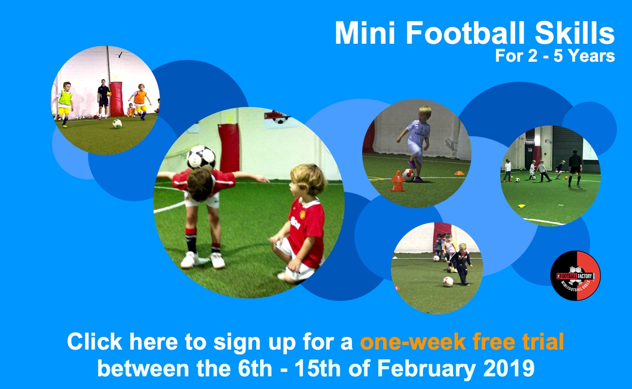 Mini Football Skills preschool feature dates - The Football Factory