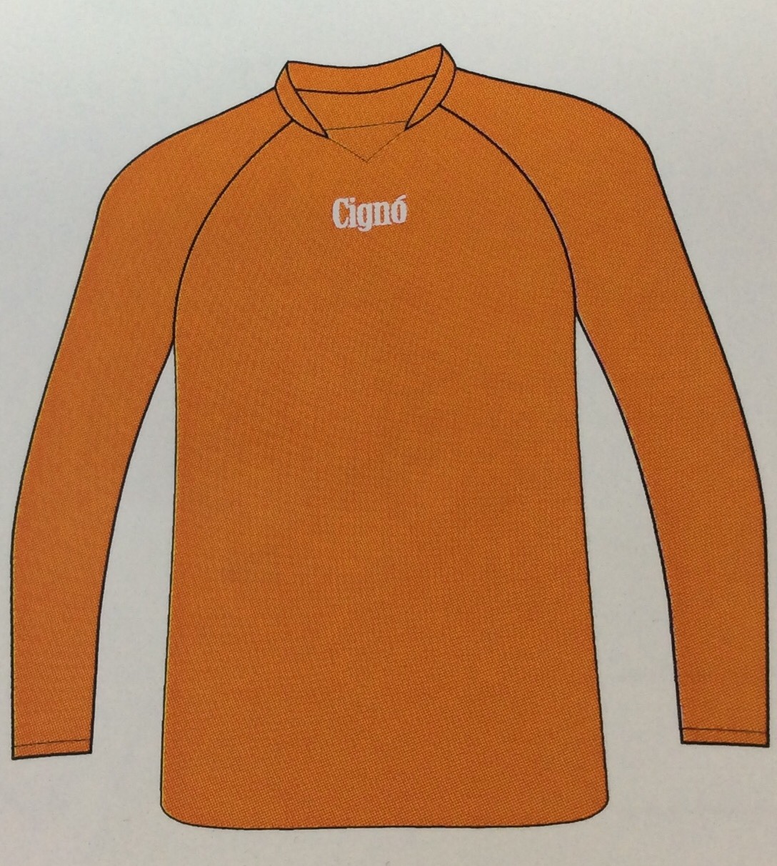 Cigno Alley Goalkeeper Jersey Orange - The Football Factory