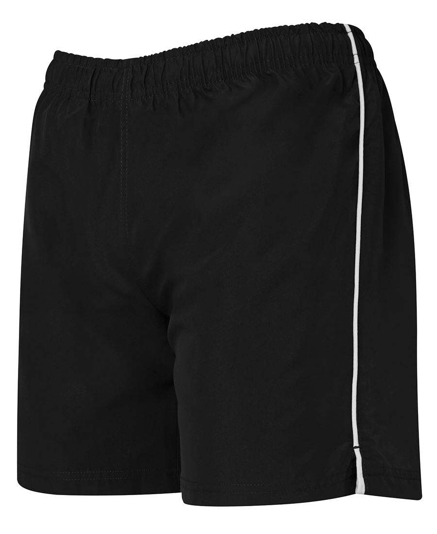 Podium Shorts (Black/White) - The Football Factory