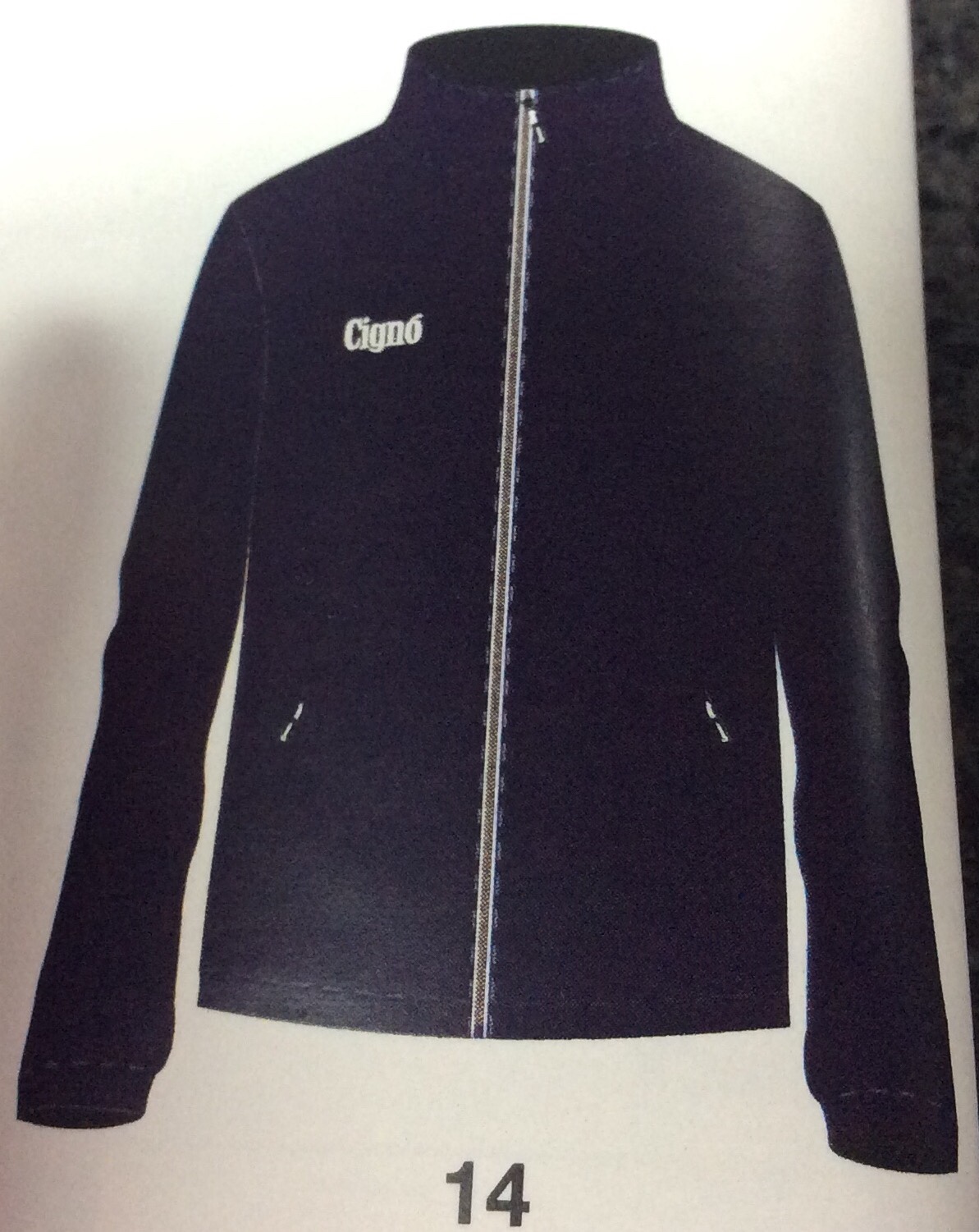 Cigno Alley Track Jacket Navy - The Football Factory