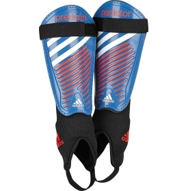 Adidas Predator Club Shin Guards Blue/Orange/White - The Football Factory